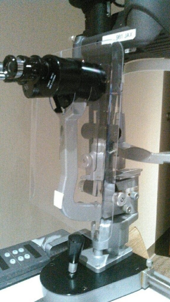 Order Custom Slit Lamp Shields for your Office | Specialty Eye Institute